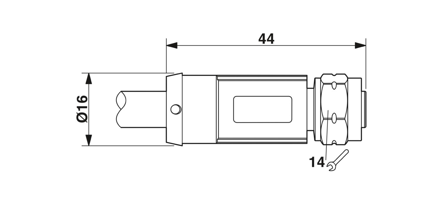 SAC-4P-10,0-28X/M12FS SH OD - Sensor/actuator cable SAC-4P-10,0-28X/M12FS SH OD - Sensor/actuator cable