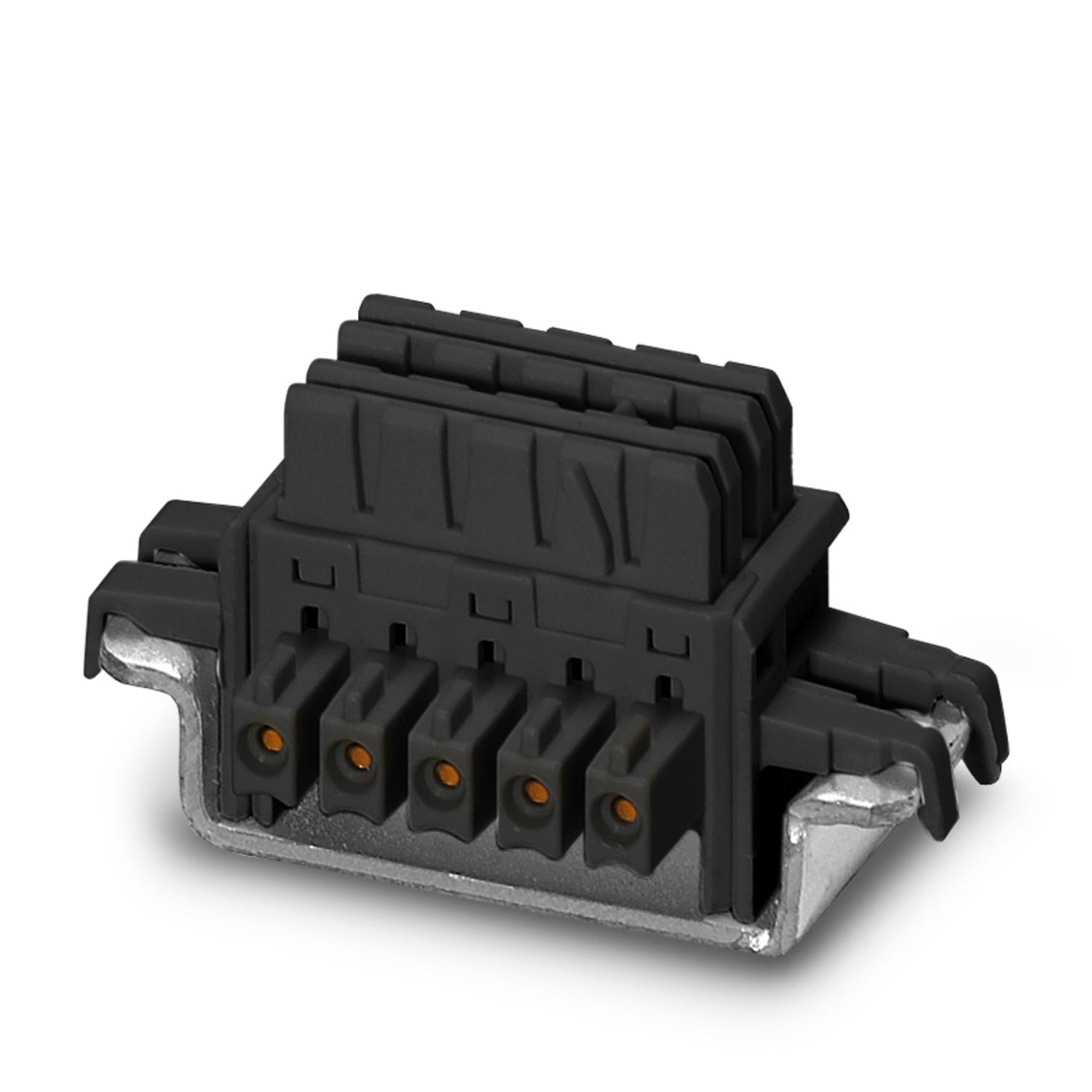 ME 6,2 TBUS-2 1,5/5-ST-3,81 BK - DIN rail bus connectors - 2890247 ...