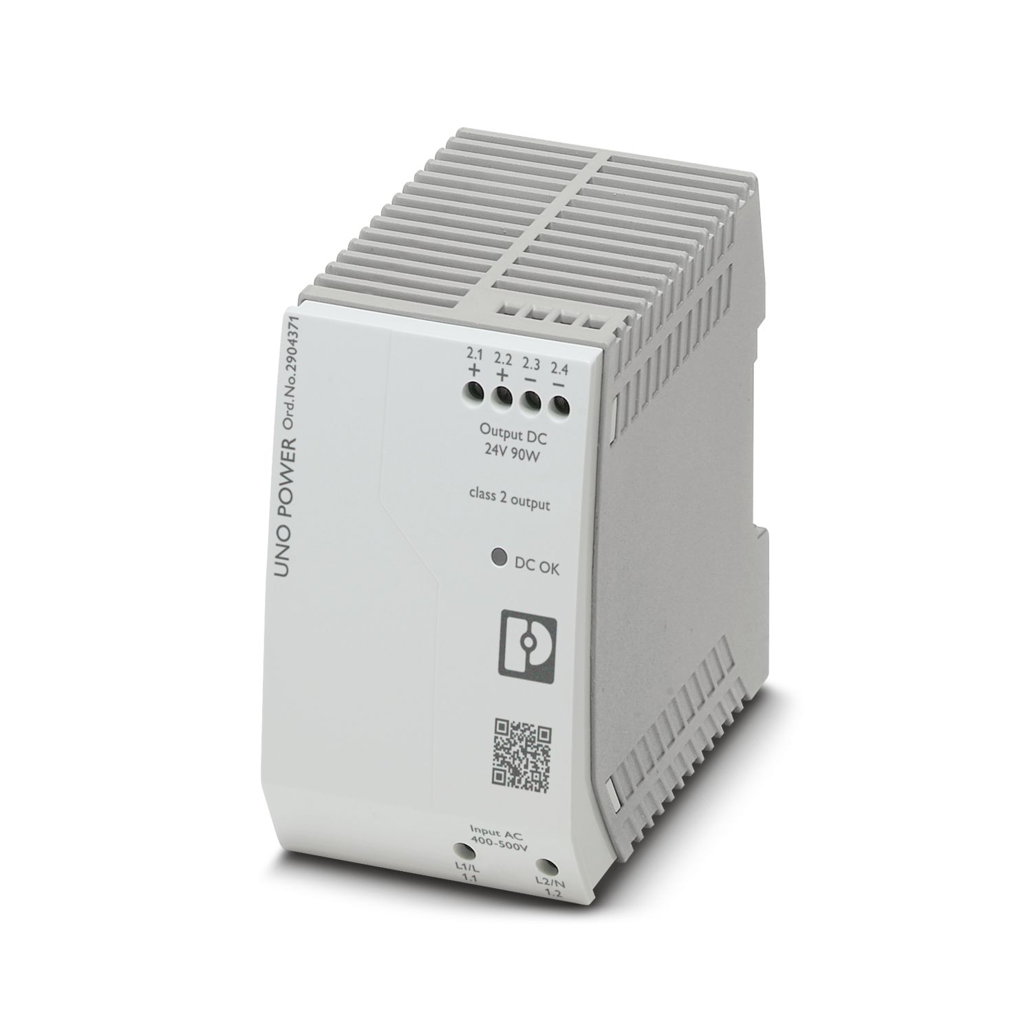 UNO-PS/2AC/24DC/90W/C2LPS - Power supply - 2904371 | Phoenix UNO-PS/2AC/24DC/90W/C2LPS - Power supply - 2904371 | Phoenix