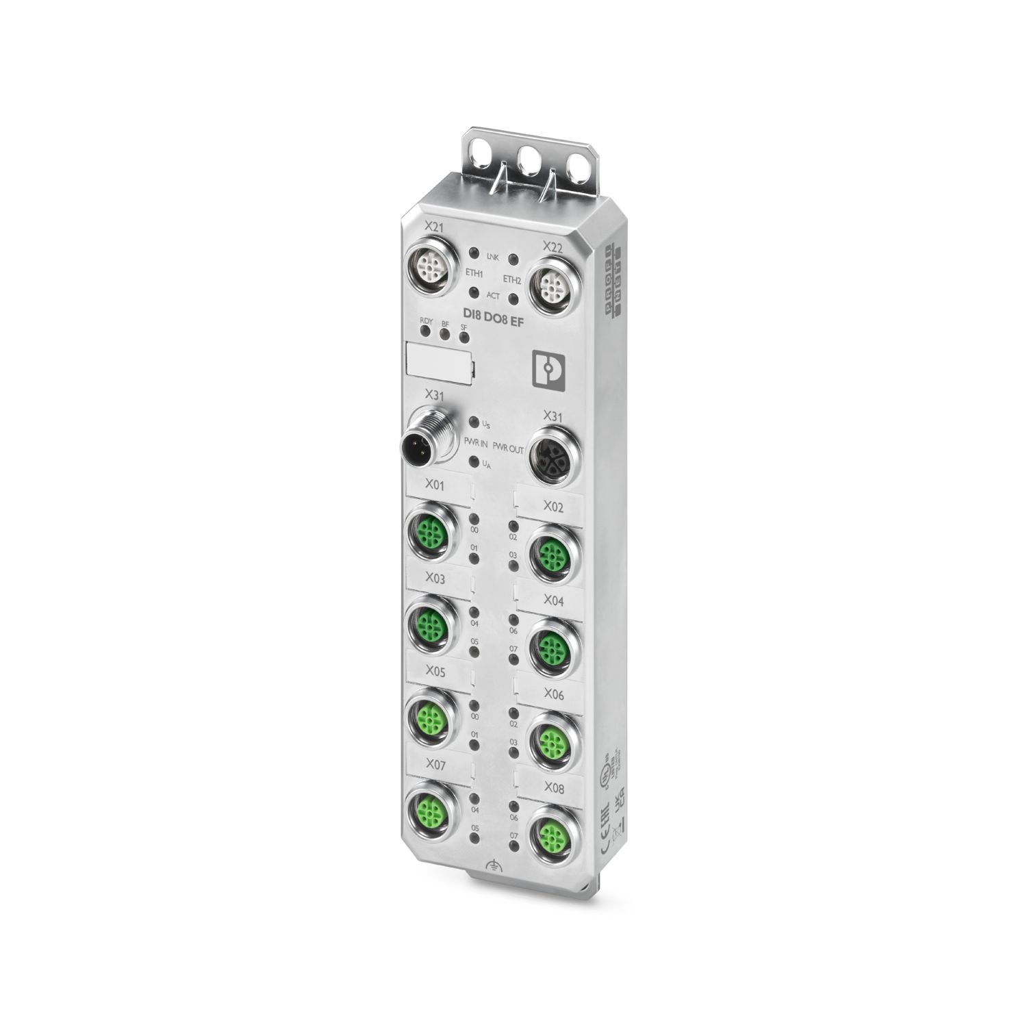 AXL E PN DI8 DO8 EF M12 6M-L - Digital module - 1300921 AXL E PN DI8 DO8 EF M12 6M-L - Digital module - 1300921