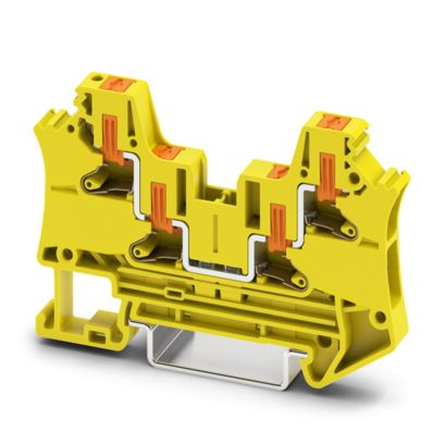 PTV 4-QUATTRO YE - Borne de paso - 1859752 | Phoenix Contact