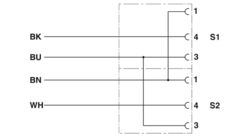 SAC-4PY- 1,5-PUR/2XF - Sensor/actuator cable - 1436165 | Phoenix Contact