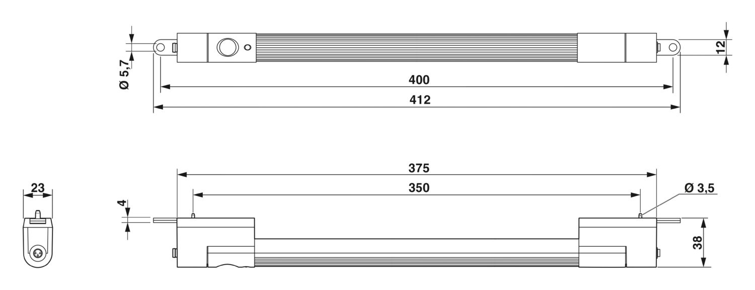 PLD E 400 W 375 - LED enclosure light - 2702222 | Phoenix Contact
