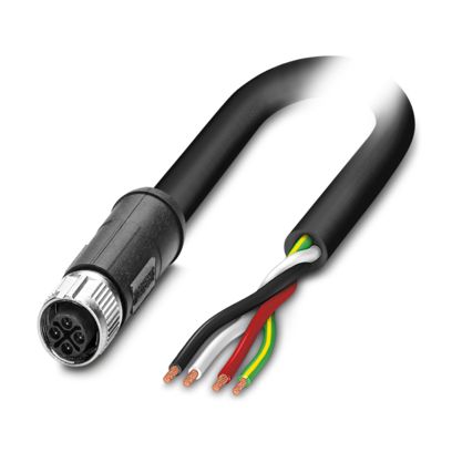 SAC-4P-M12FSS PE US/.../... - Power cable - 1292074 | Phoenix Contact