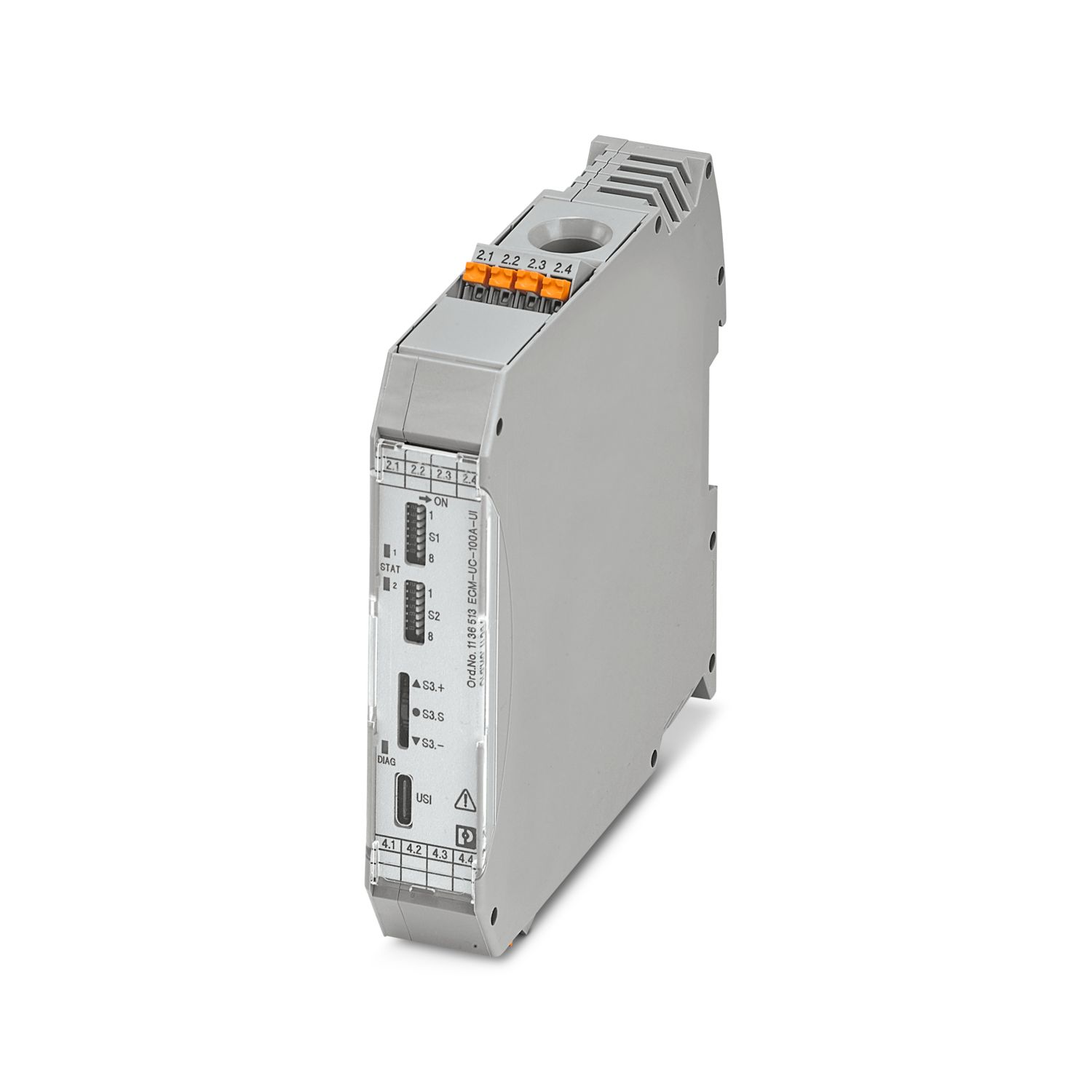 ECM-UC-100A-UI - Stroommeetwaardeomvormer - 1136513 | Phoenix Contact ECM-UC-100A-UI - Stroommeetwaardeomvormer - 1136513 | Phoenix Contact