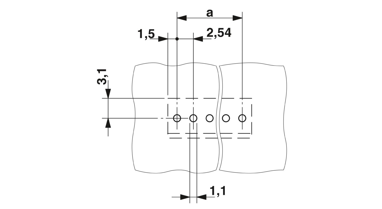 MPT 0,5/ 6-2,54 - プリント基板用端子台 - 1725698 | Phoenix MPT 0,5/ 6-2,54 - プリント基板用端子台 - 1725698 | Phoenix