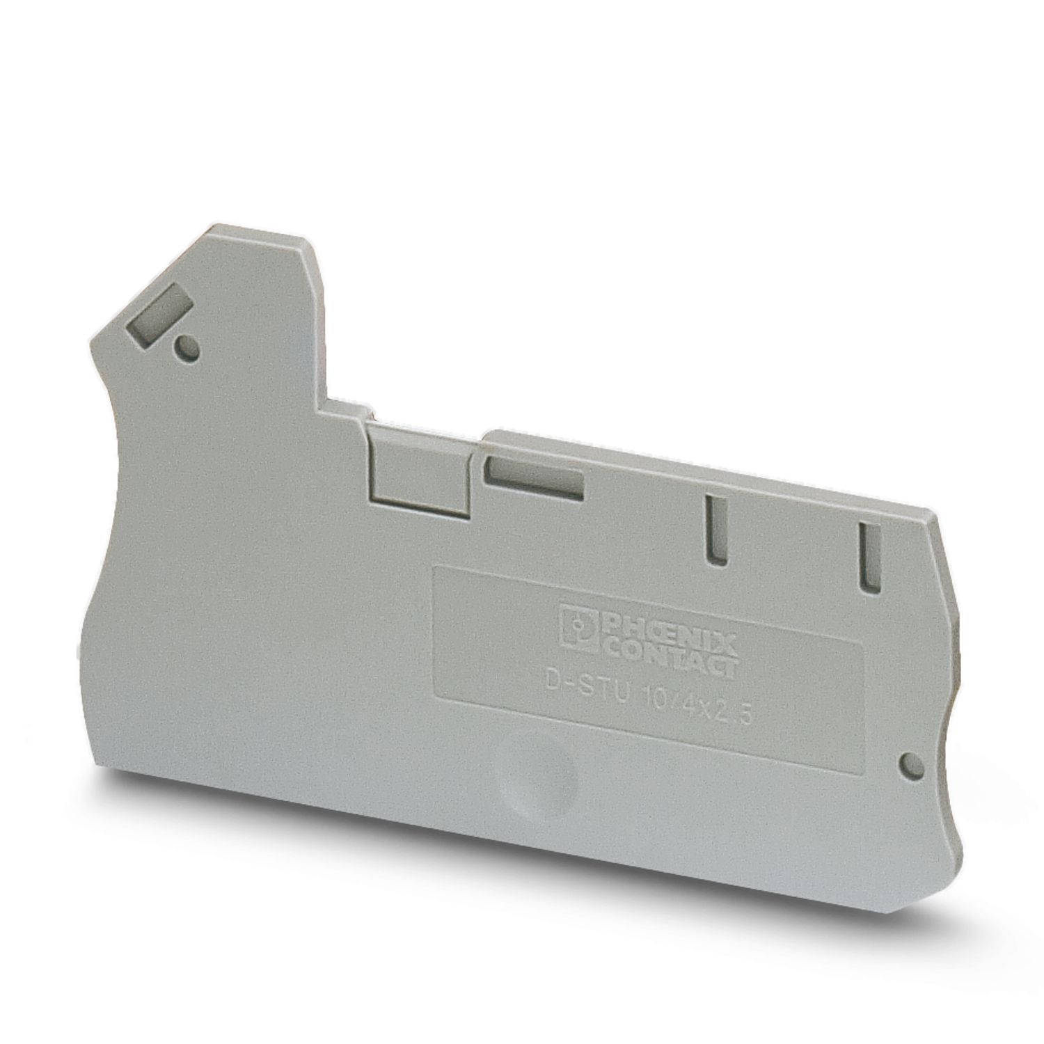 D-STU 10/ 4X2,5 - End cover - 3033197 | Phoenix Contact D-STU 10/ 4X2,5 - End cover - 3033197 | Phoenix Contact