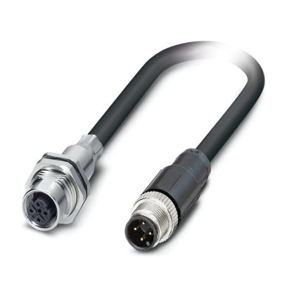 VS-M12FSBP-M12MS-936-LI/1,14 - Device connector rear mounting - 1403162 ...