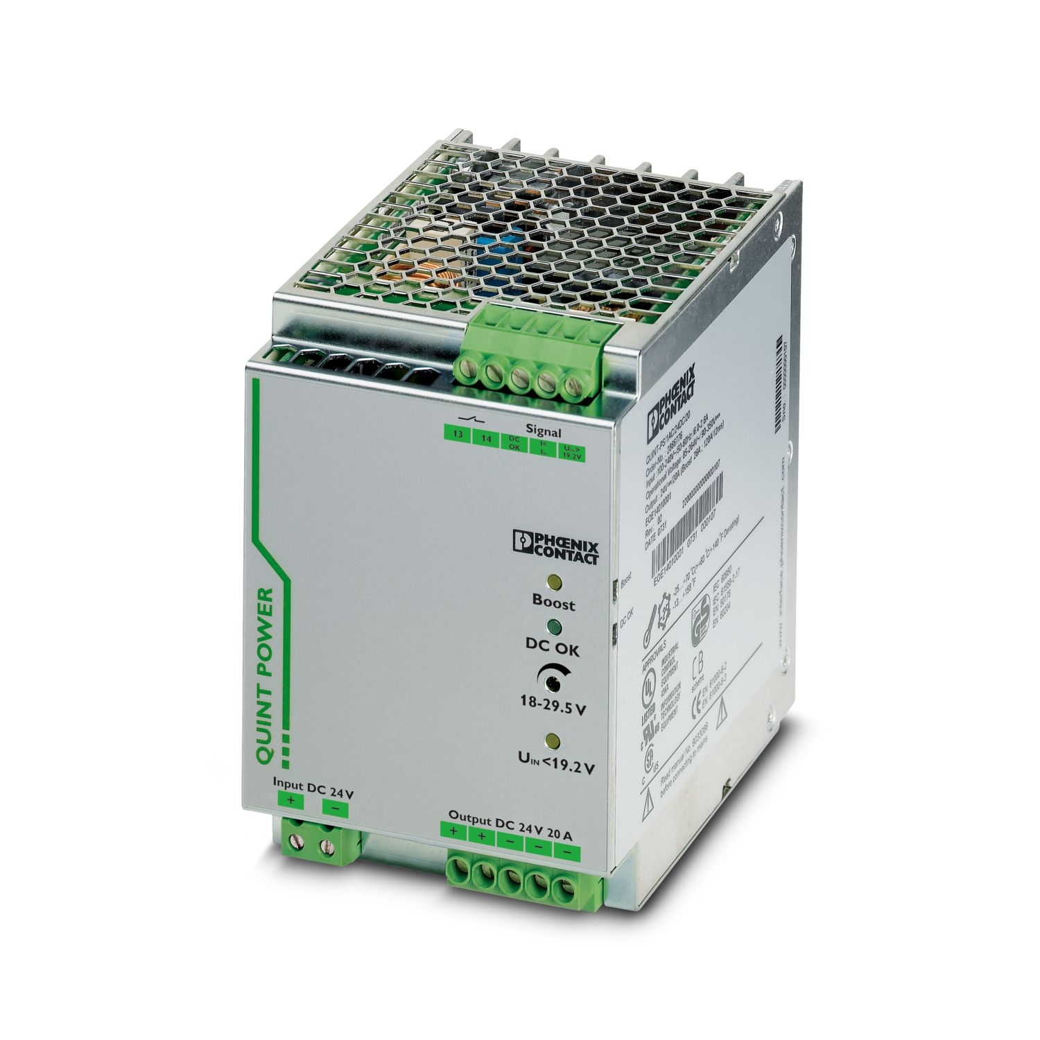QUINT-PS/24DC/24DC/20 - DC/DC converter - 2320102 | Phoenix QUINT-PS/24DC/24DC/20 - DC/DC converter - 2320102 | Phoenix