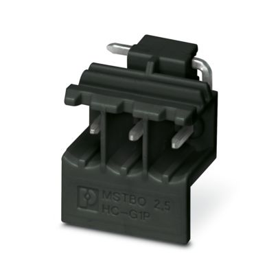 MSTBO 2,5/ 3-G1PL BK - PCB插座 - 2200487 | Phoenix Contact