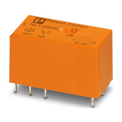 REL-MR-BL-110DC/21HC - Single relay - 1109539 | Phoenix Contact