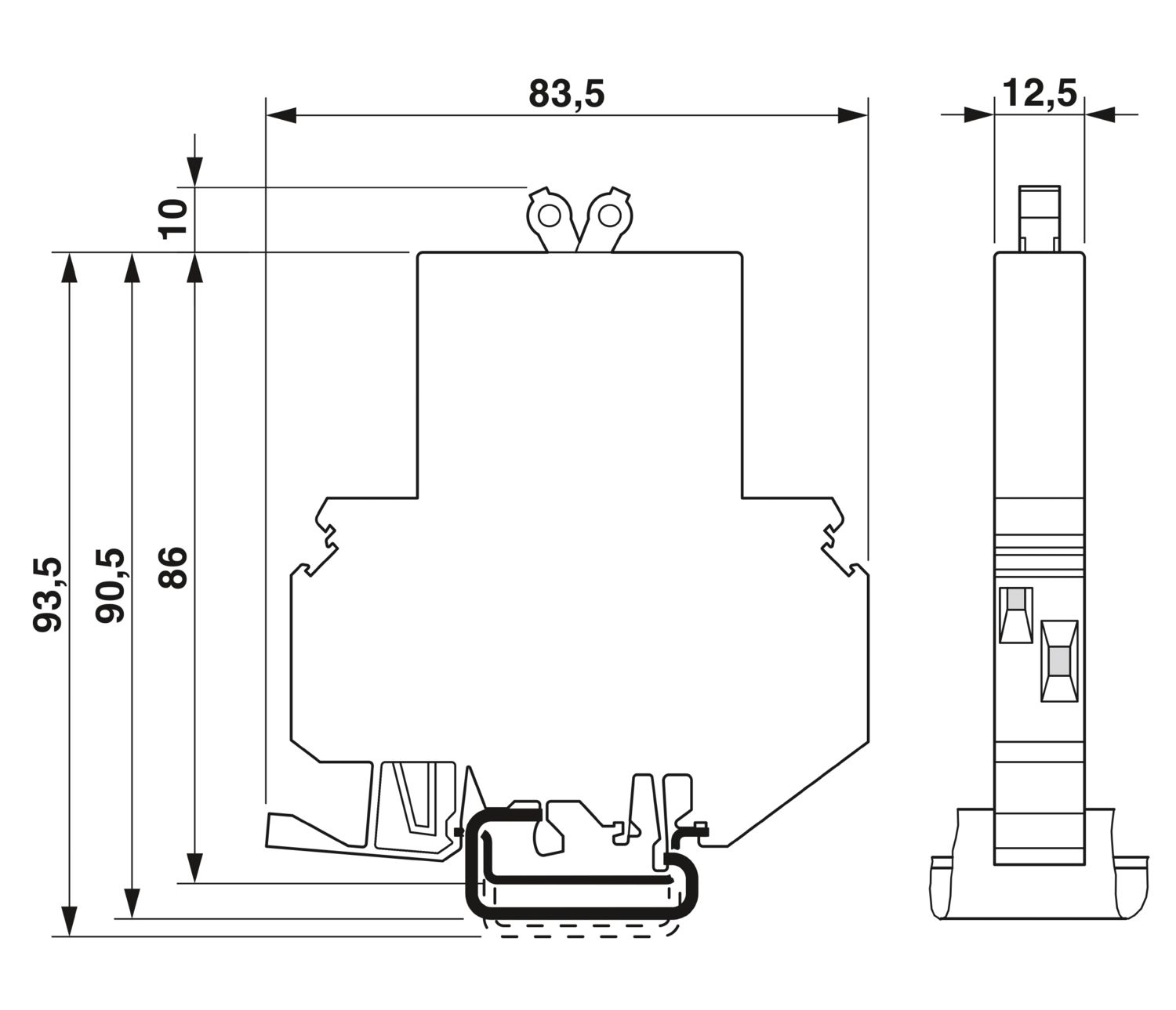 TMC 1 M1 100 2,0A - Thermal-magnetic device circuit breaker TMC 1 M1 100 2,0A - Thermal-magnetic device circuit breaker
