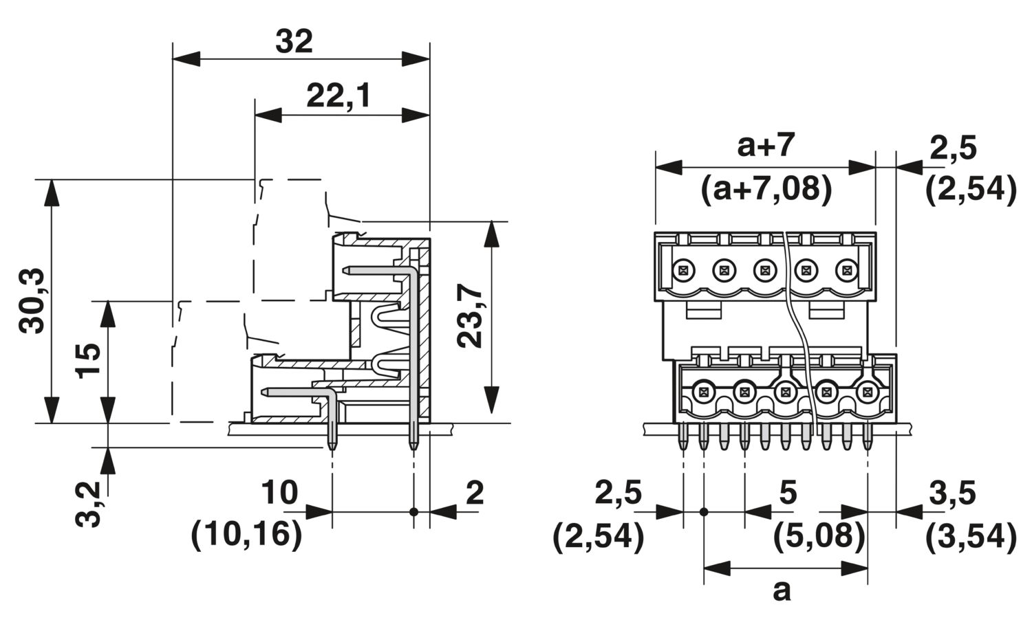 BCDH-500HS-12 GY - PCB connectors - 5437444 | Phoenix Contact