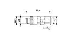 SACC-M 8MS-3PCON - Connector - 1506752 | Phoenix Contact
