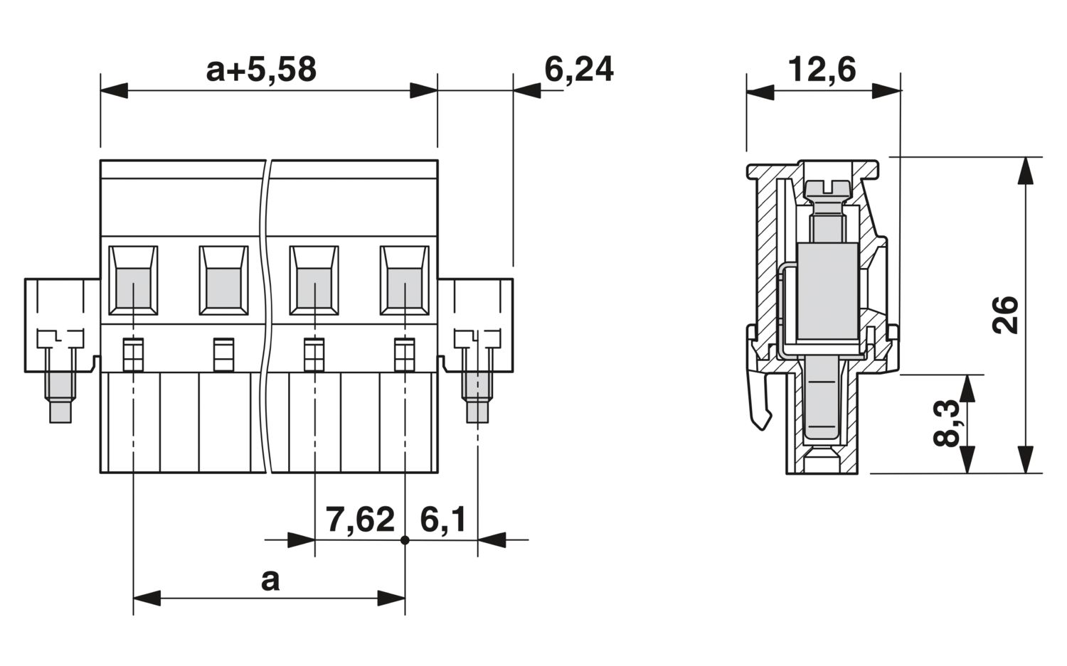 GMVSTBW 2,5/ 4-STF-7,62 EX - PCB connector - 1810023 | Phoenix Contact