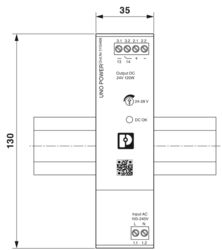 UNO2-PS/1AC/24DC/120W - Power supply unit - 1110466 | Phoenix Contact