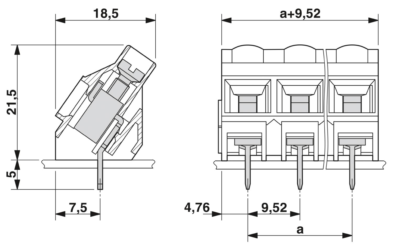 SMKDS 5/ 3-9,5 - PCB 단자대 - 1720020 | Phoenix Contact SMKDS 5/ 3-9,5 - PCB 단자대 - 1720020 | Phoenix Contact