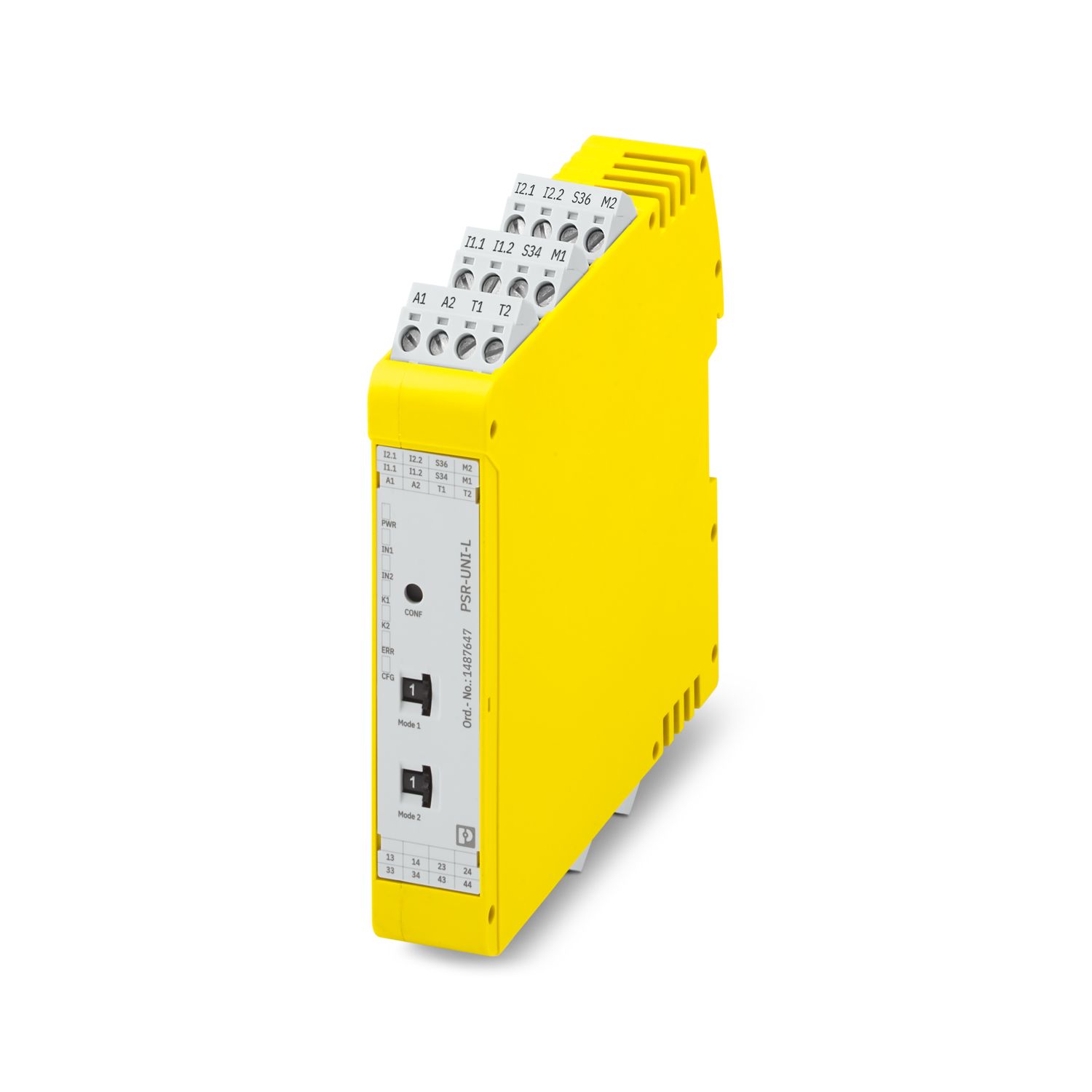PSR-UNI-L-2X2NO-2DO-24DC-SC - Sikkerhedsrelæer - 1487647 | Phoenix Contact PSR-UNI-L-2X2NO-2DO-24DC-SC - Sikkerhedsrelæer - 1487647 | Phoenix Contact
