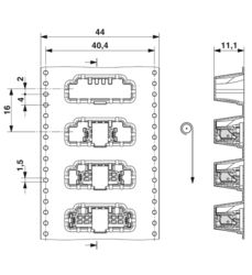 PTSM 0,5/ 3-2,5-V SMD R44 - PCB terminal block - 1771101 | Phoenix Contact
