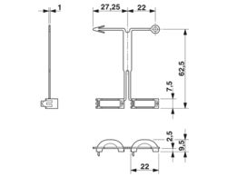 SAC-M12-EXCLIP-M - Locking clip - 1558988 | Phoenix Contact
